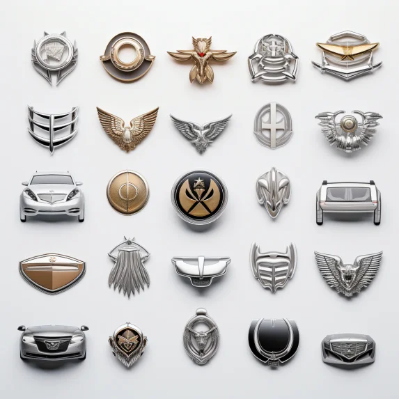 Plastic Car Emblem Badge - Customized Luxury Decoration