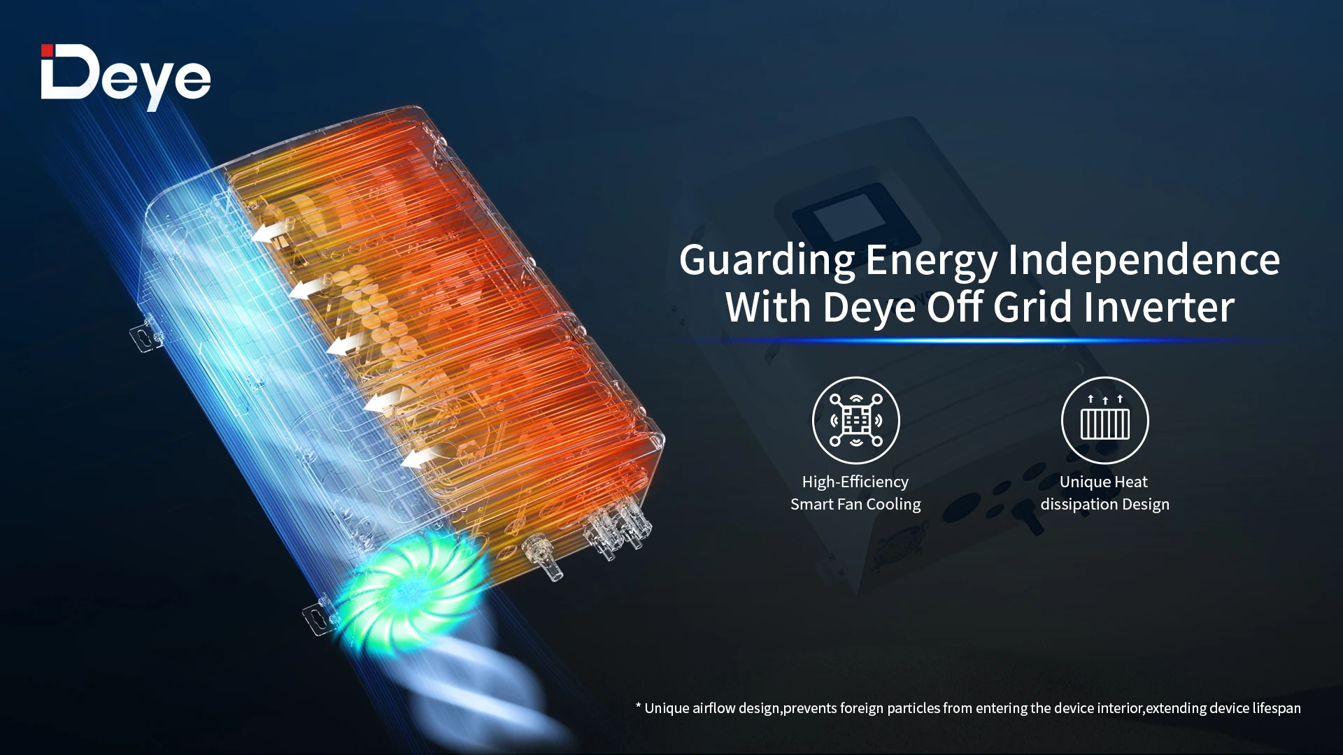 新Deye SUN-3.6/5/6K-OG01LP1-EU-AM2 3.6k 5k 6k IP65单相离网和混合逆变器| Alibaba.com