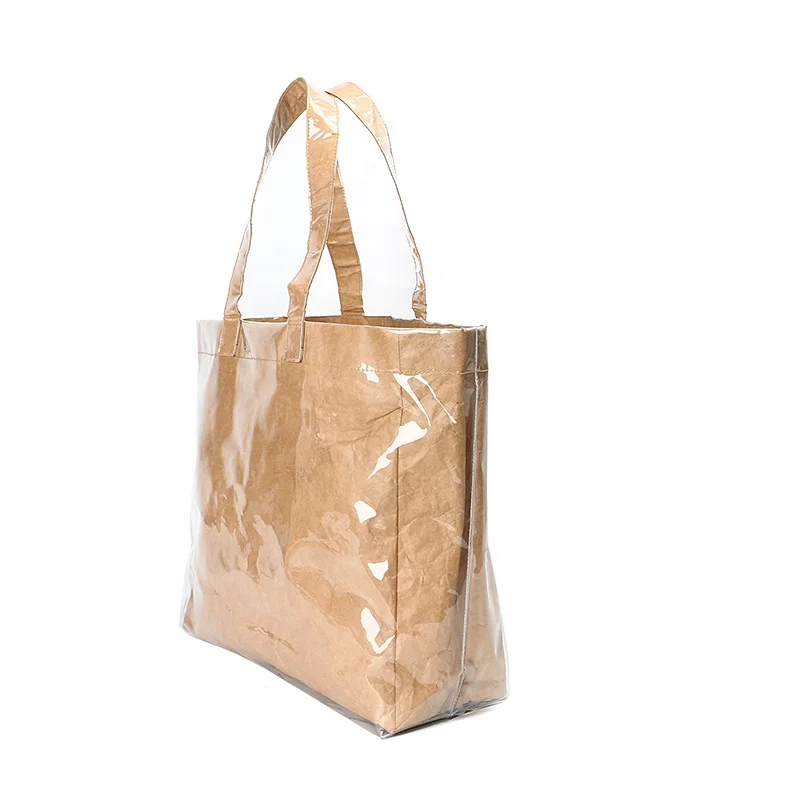 Eco-friendly Waterproof Soft PVC Tote Bag Fashion Washable Tyvek Paper ...