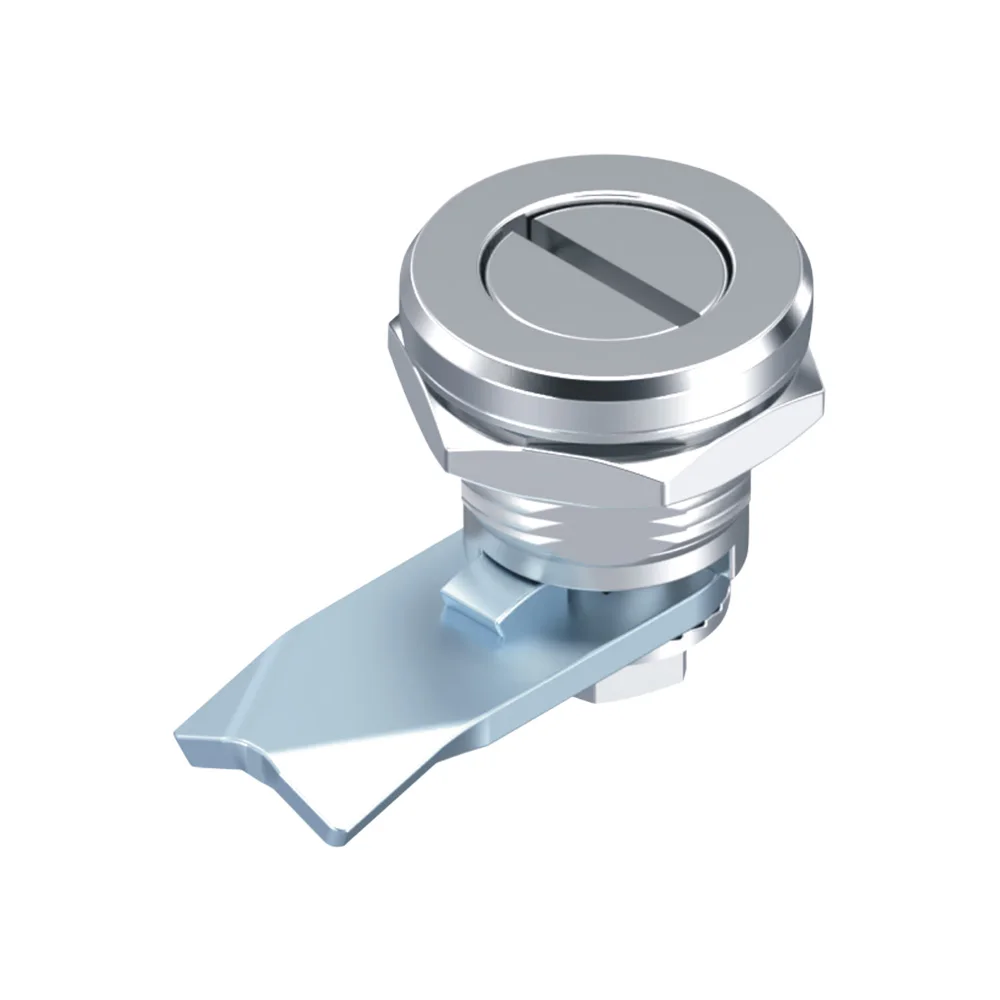 Small Size Quarter Turn Lock With Slot Triangle Square Cam Lock - Buy ...