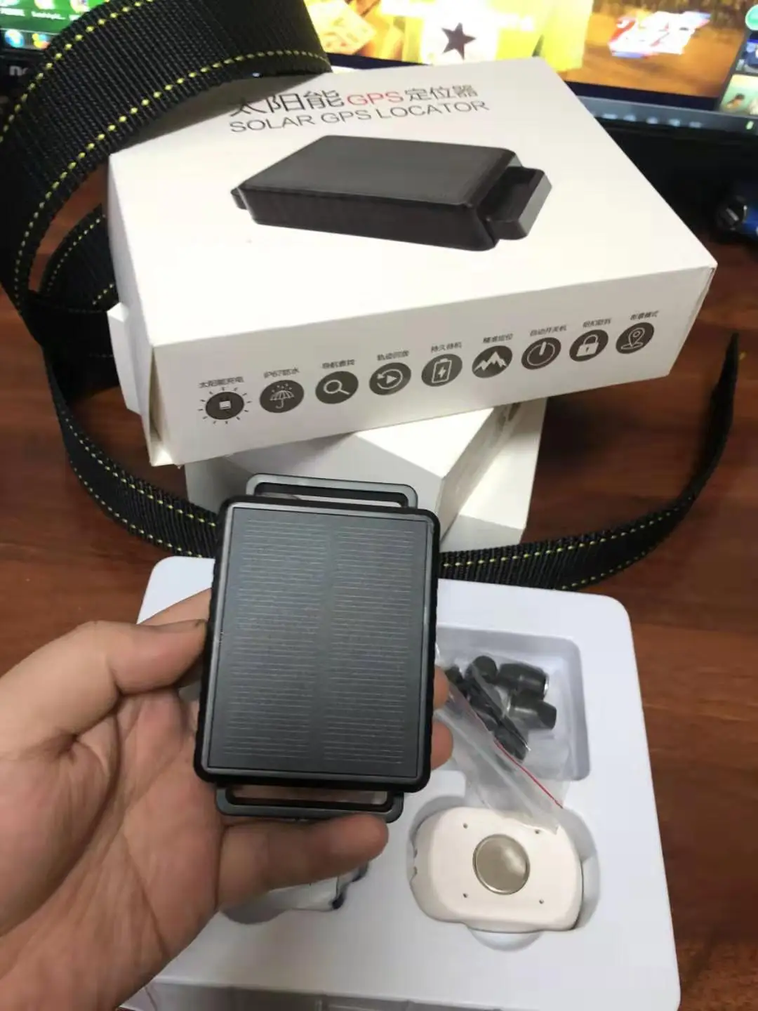 Goat Cow GPS Tracker With Solar Collar Real Time Tracking Powered Cow ...