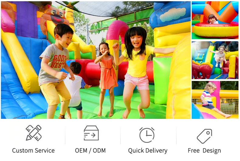 Inflatable Jumper Mini Inflatable Bouncy Castle Dry Slide Commercial ...