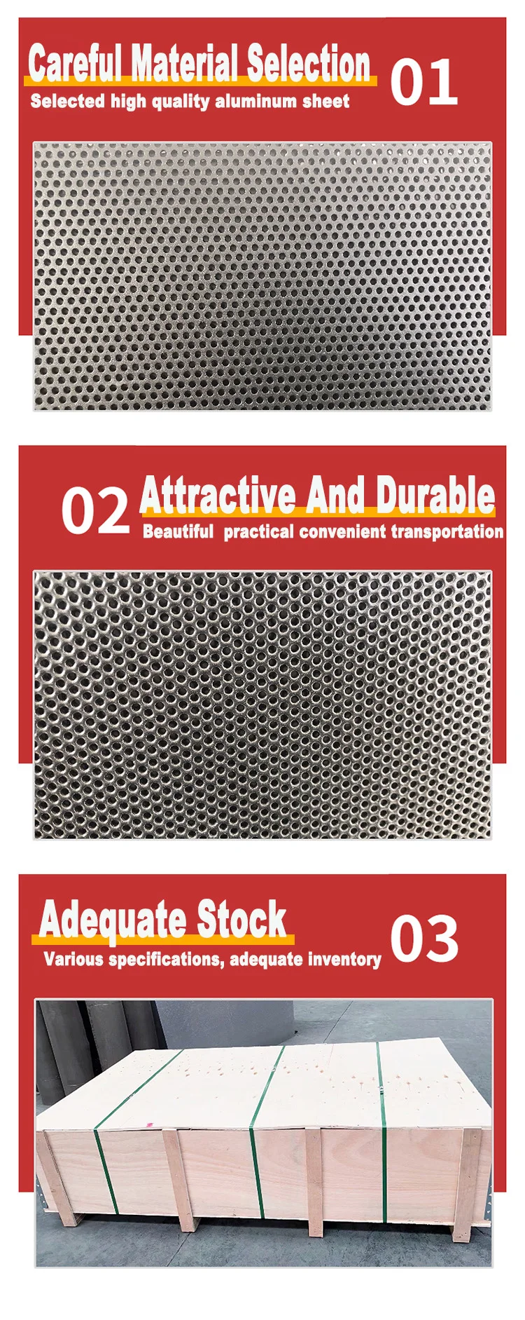 Perforated Aluminium Round Hole Mesh Sheet Plate Circle Perforated ...