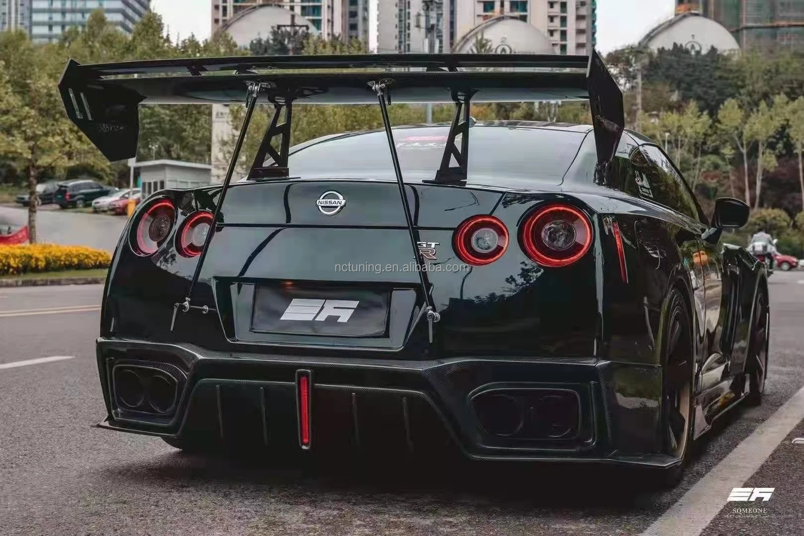 Robot Design Wide Body Kit For Nissan Gt-r R35 Front Bumper Rear Bumper ...