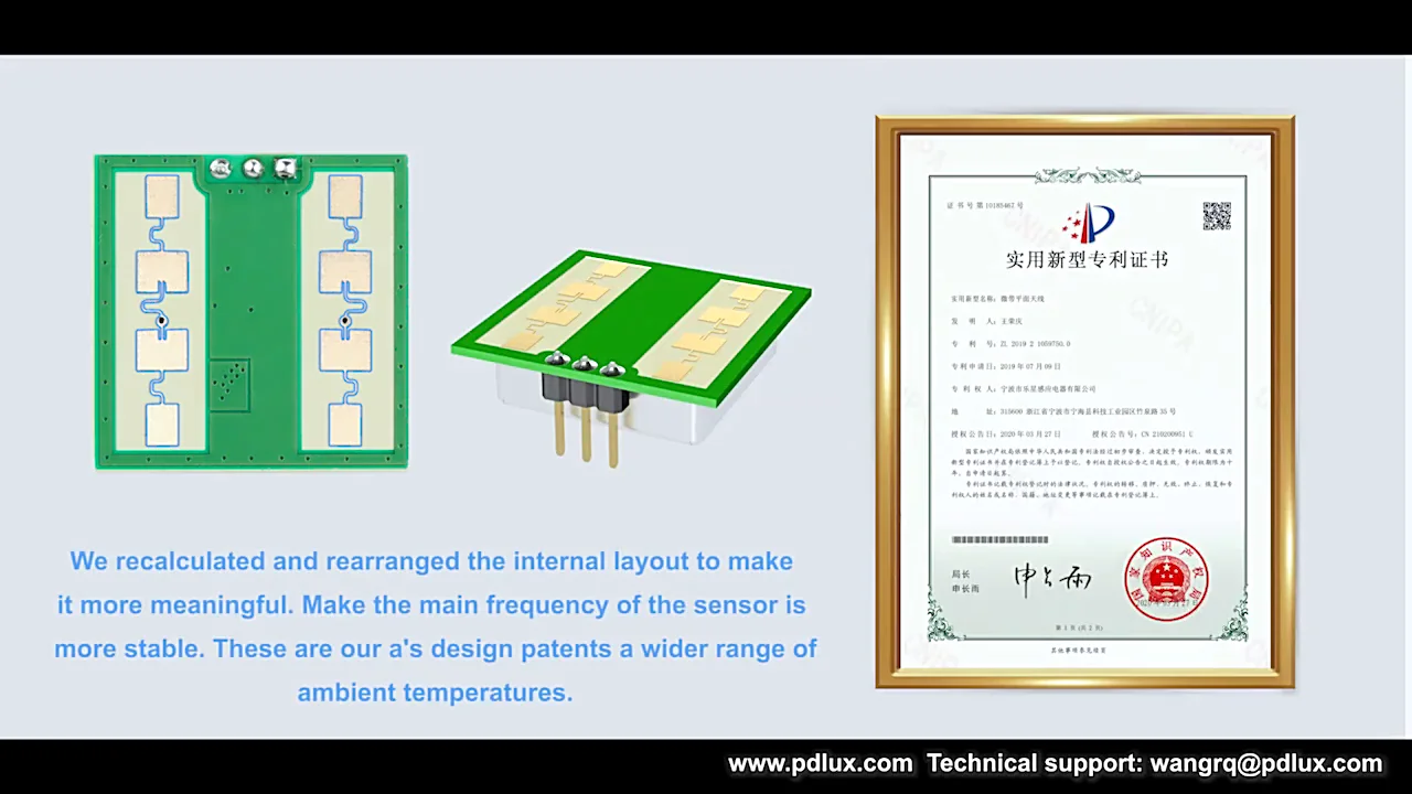 Pdlux Pd-v11h 24.125ghz Face Recognition Screen Wake-up Smart Microwave ...