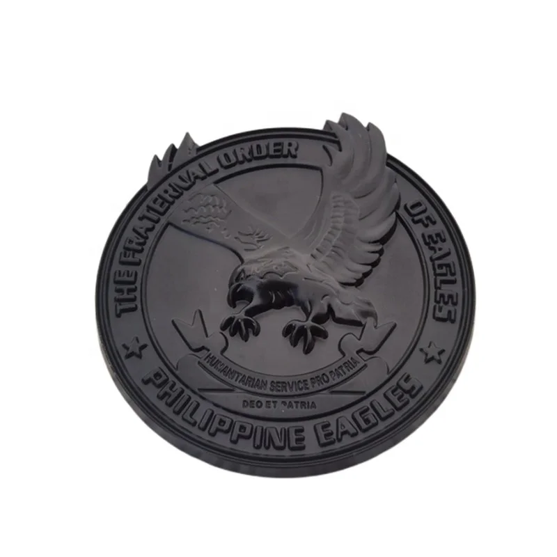 3" Philippine Eagle Car Emblem 3M Adhesive Top Hot Sales Free Mold Fee ...