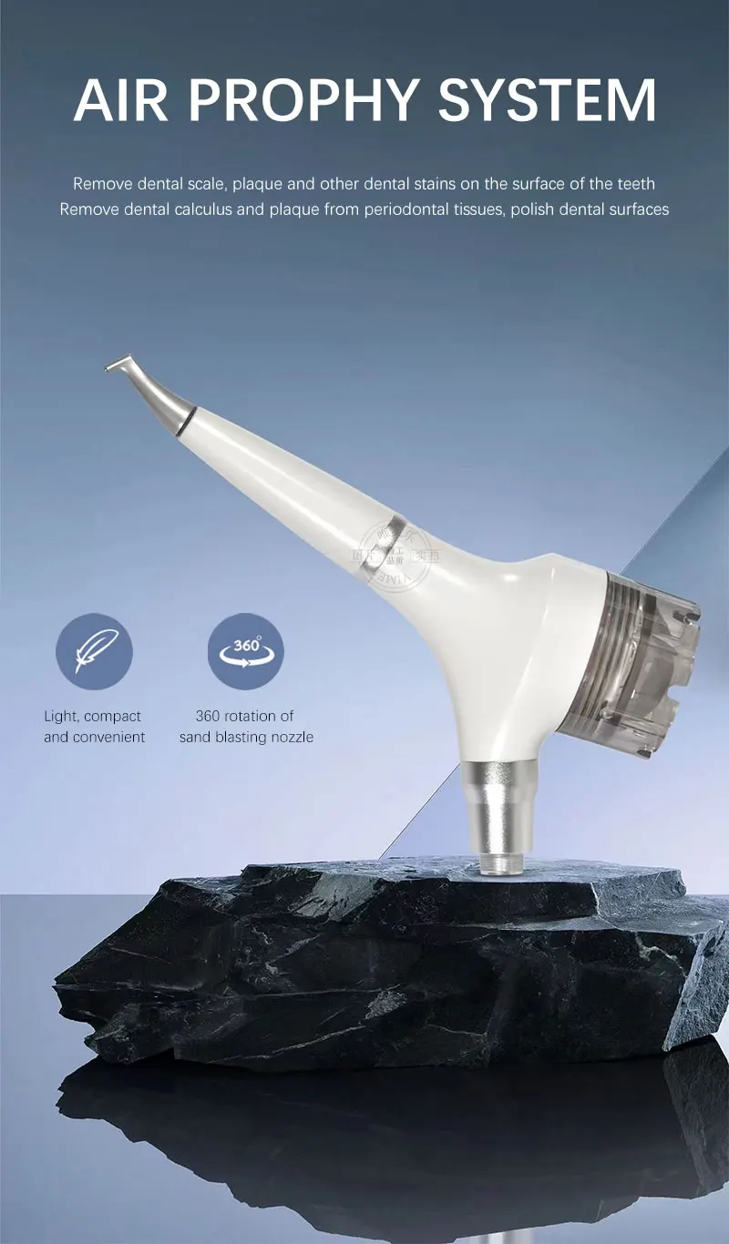 Dental Prophy Jet Polisher Handpiece - Efficient Sandblasting