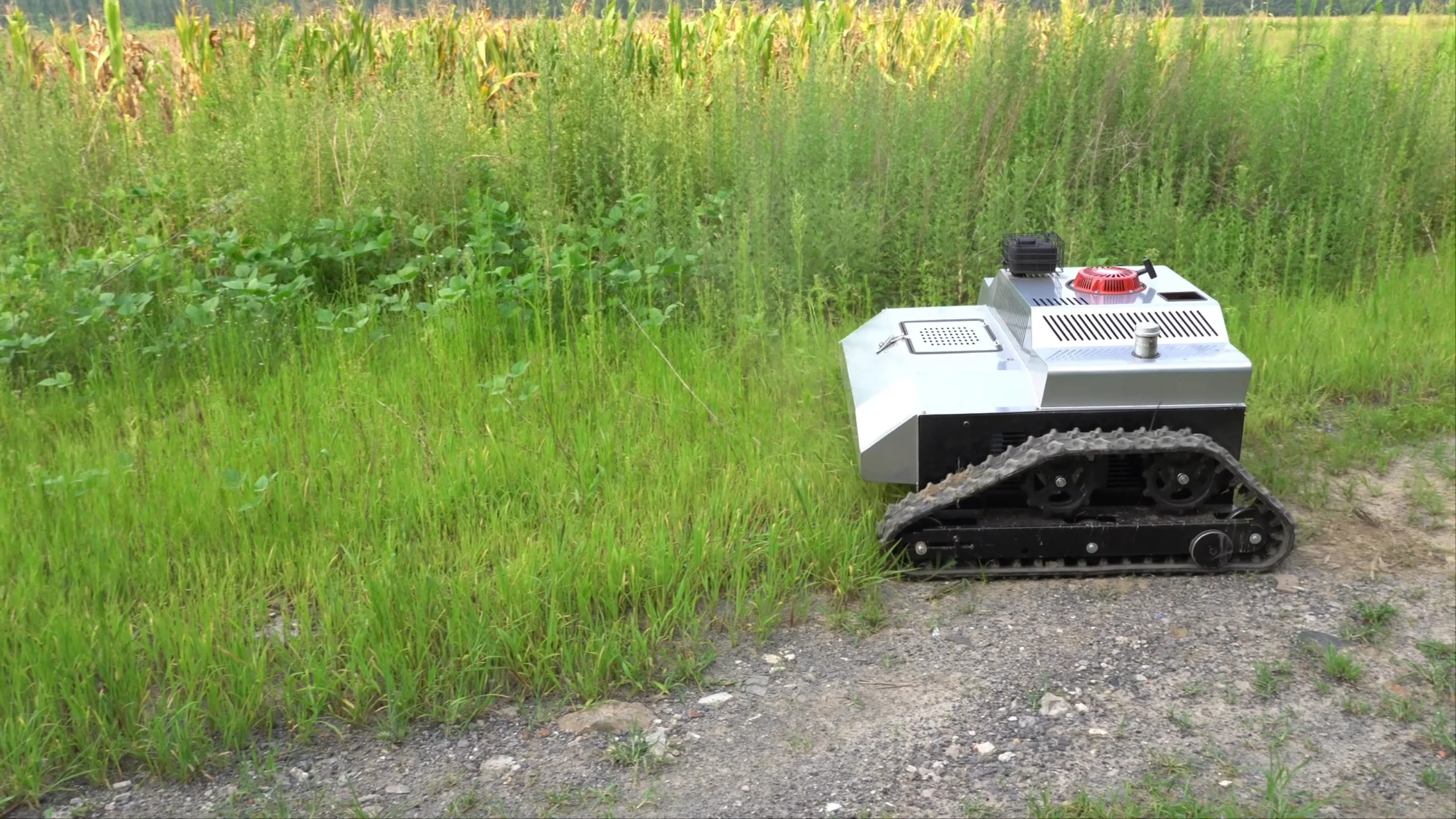 Lawn Mower Crawler Remote Control Climb 60 Degree Slope Cutting Grass ...