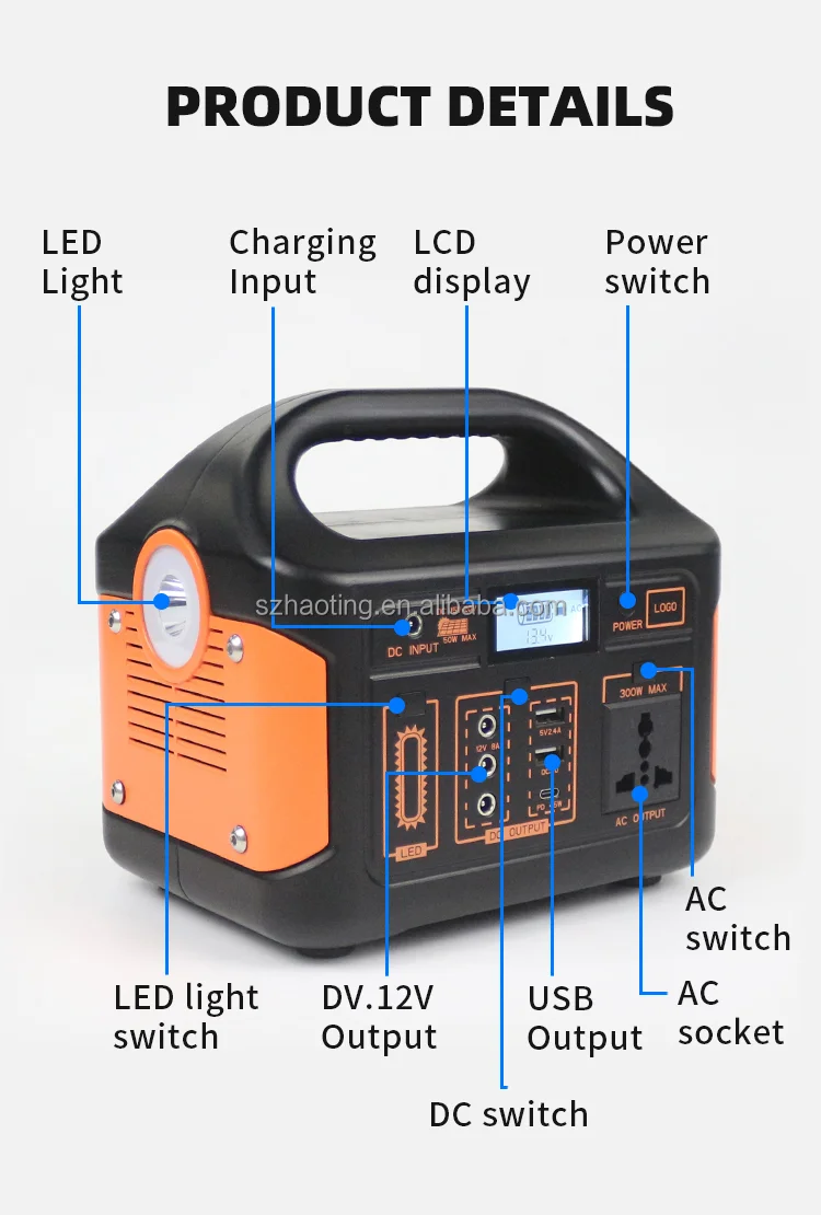 300W Portable Power Station with Solar Panel - Reliable Energy