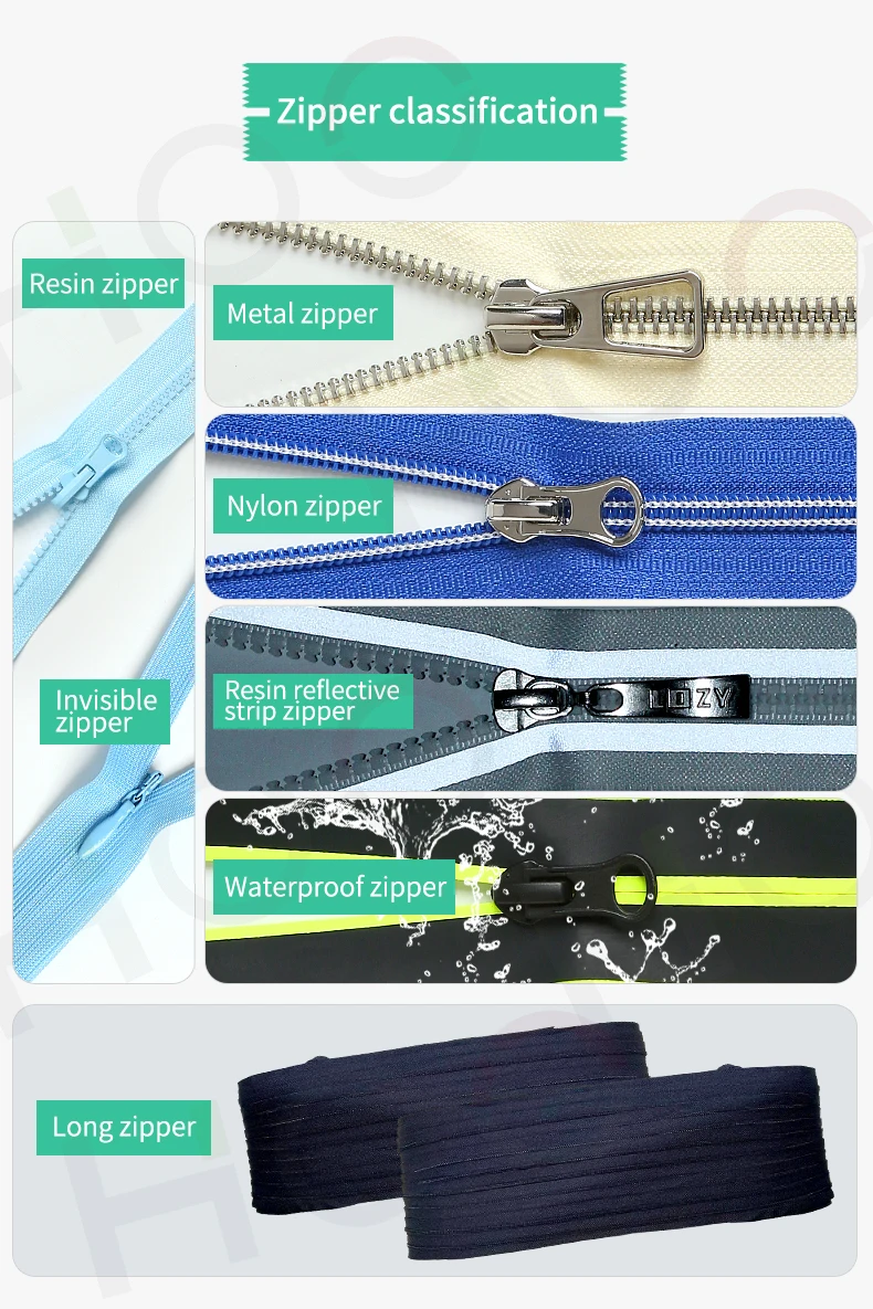 Custom Plastic Zipper Many Color Resin Zipper Open End Plastic Large ...