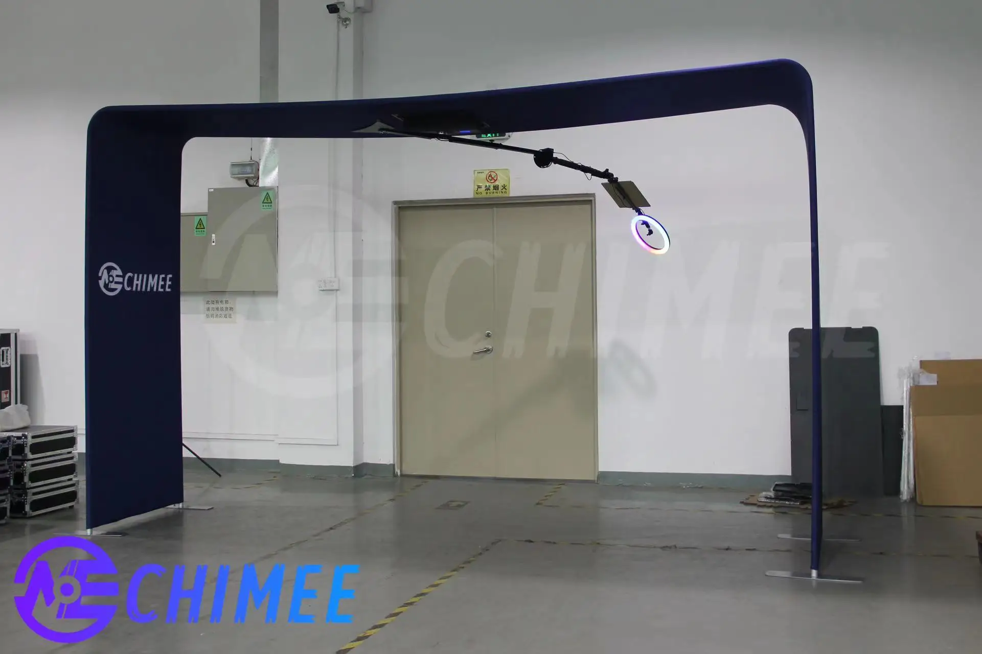 360 Overhead Spinner 360 Video Booth Rgb Ring Light Selfie 360 Degree ...