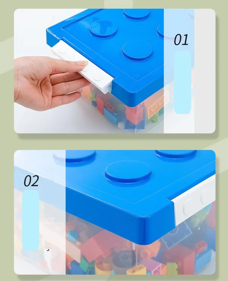 Stackable Plastic Storage Containers for Kids - Sanyu Midou