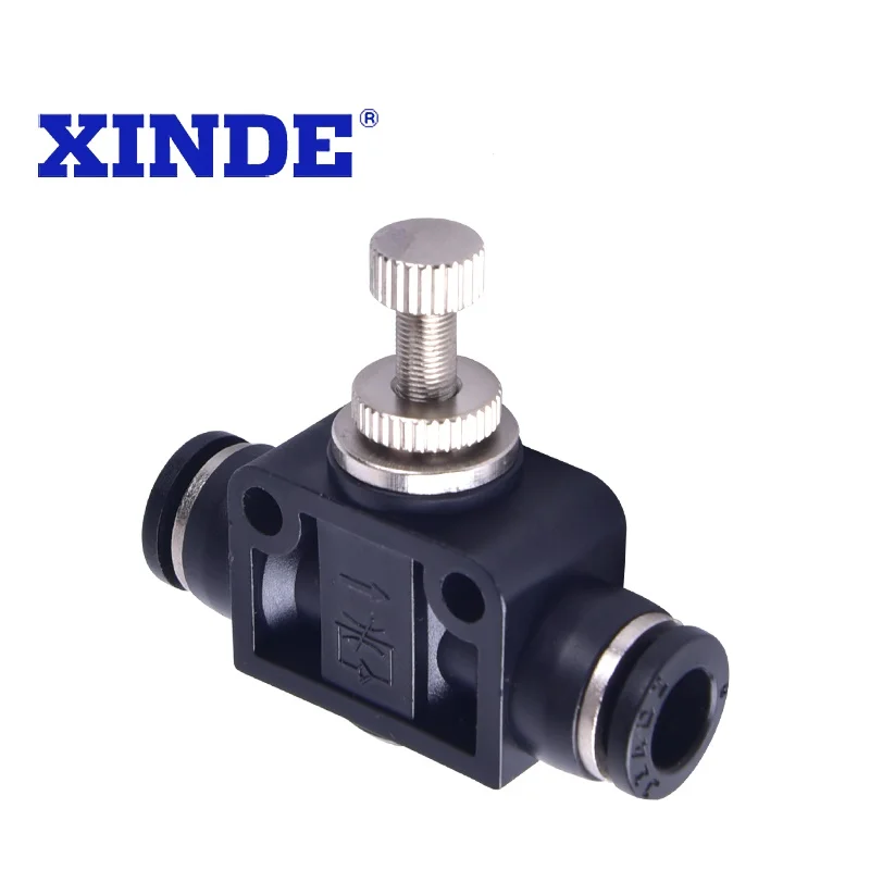 LSA Pneumatic Plastic Connector Air Speed Controllers Valve Fitting ...