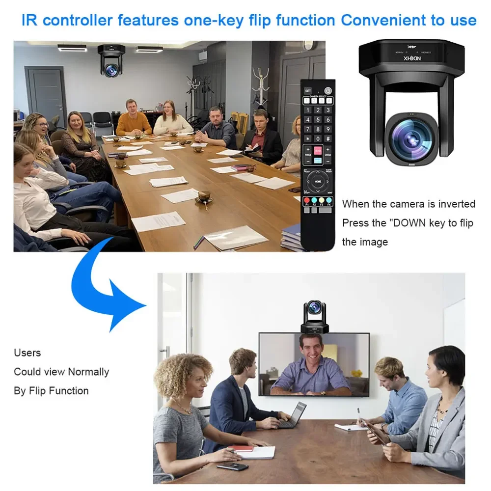 High Quality 4k Confer Ptz Camera 4k Ndi Live Broadcast Cameras 4k Ptz ...