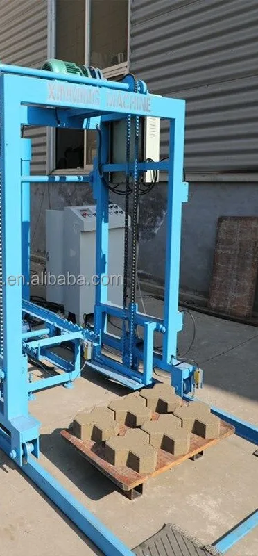 Manual Concrete Block Stacking Machine Brick Pallet Size Bricks Making Machine Block Cuber ...