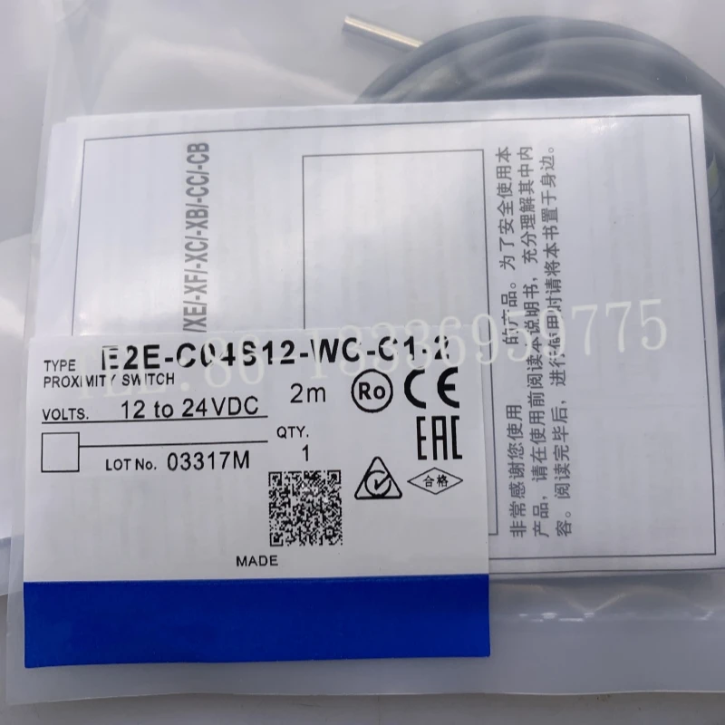 New Original Proximity Switch Sensor E2E-C04N03-WC-C1 E2E-C04N03-WC-B1 E2E-C04N03-WC-B2 E2E ...