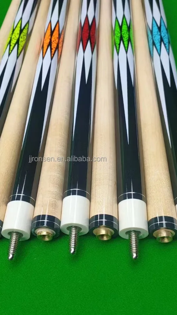 Hot Sale Cheap 58" Billiard And Snooker Cue Maple Wood With Diamond ...
