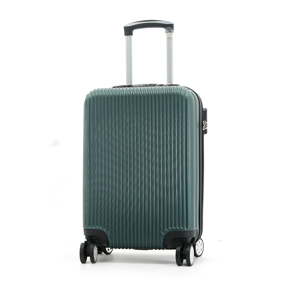 Dark Green Matt Logo Customized Luggage Expandable Large Unisex Trolley ...