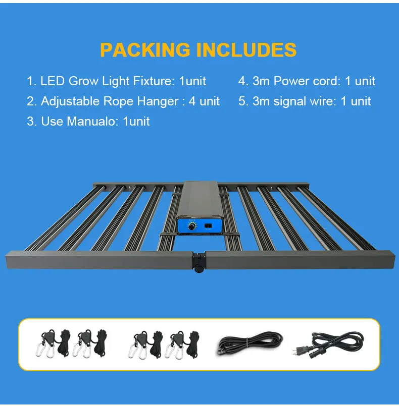 800W-1200W Full Spectrum LED Grow Light Bar LM301B LM301H EVO 660nm ...