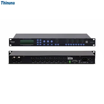Thinuna Dap-0208 Ii Professional Audio Processor 2 Input 8 Output Speaker Management System Dsp ...