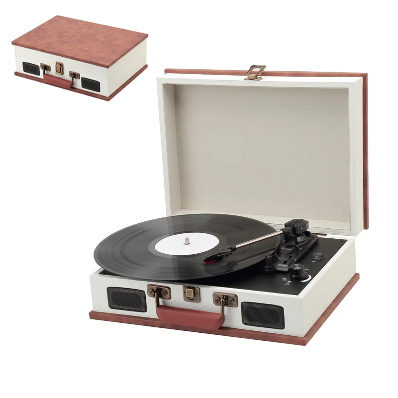 Wanling High End Suitcase Bluetooth Turntable Player With Stereo ...
