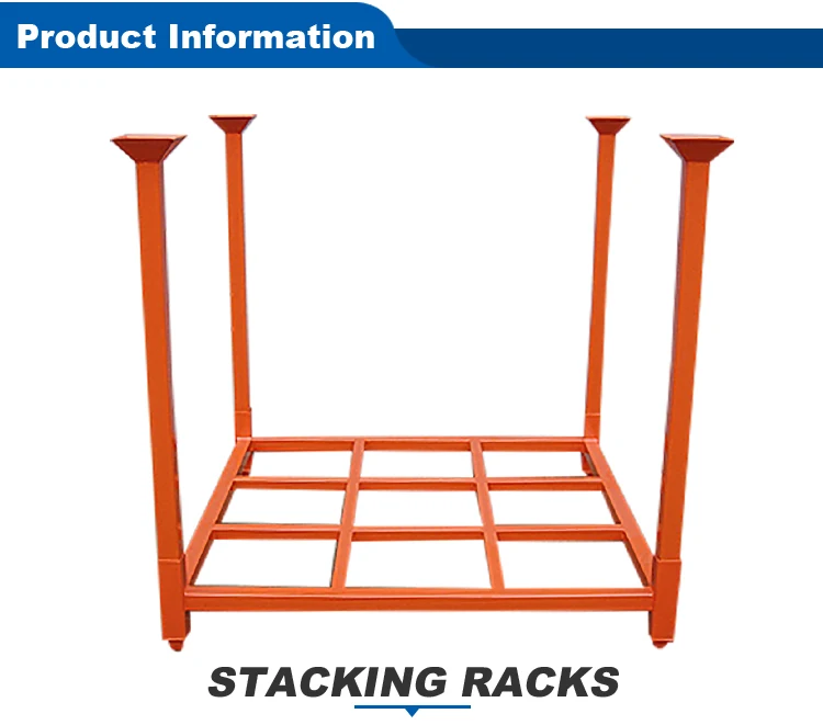 Industrial Warehouse Collapsible Stackable Pipe Pallet Steel Storage ...