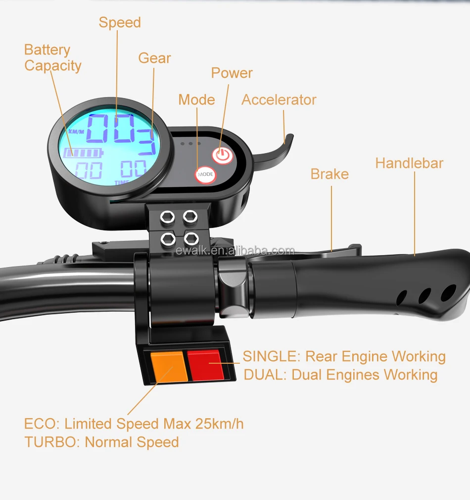 X-tron X10 Zero 10x Folding Electric Scooter 2000w 2400w Dual Motor ...