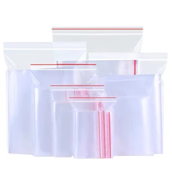 Thick Clear Zip Lock Ziplock Storage Bags Heavy-duty Transparent ...