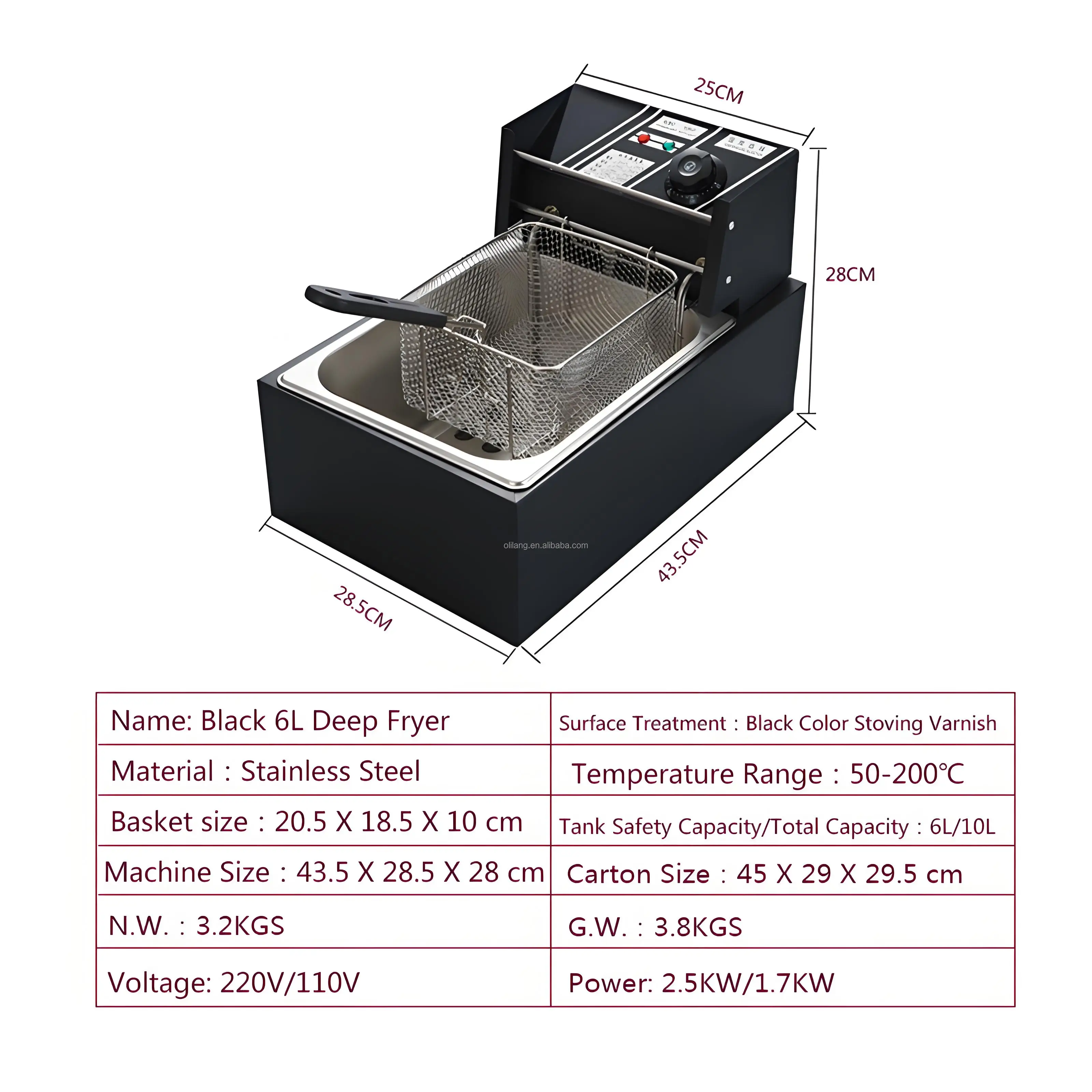 Perfect Commercial Countertop Deep Fryer Deep Pressure Fryer Tabletop Deep Fryer| Alibaba.com