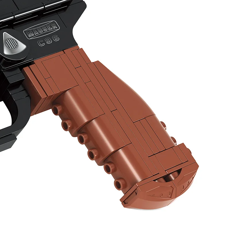 Military Series Mauser Pistol Blaster 145 Pieces Building Block ...
