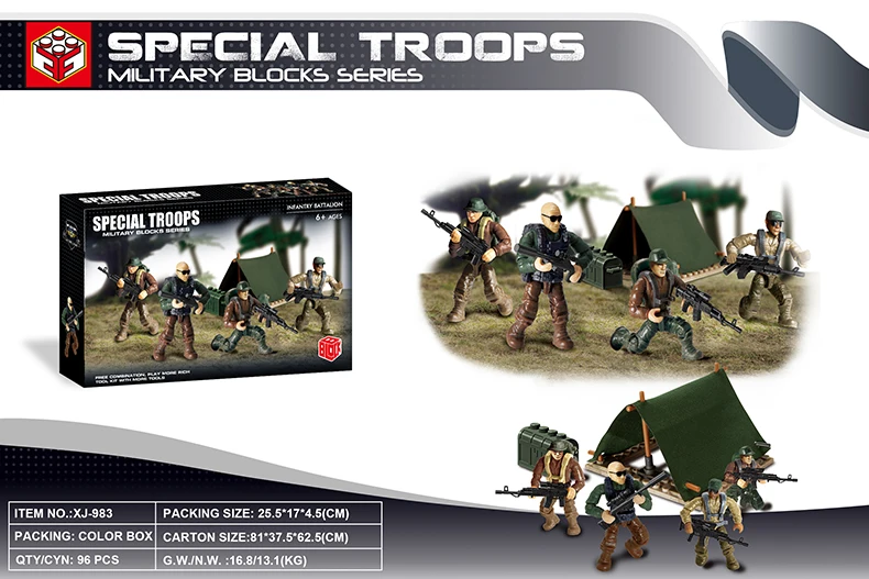 Multiple Styles Military Action Figures - Special Forces Toys