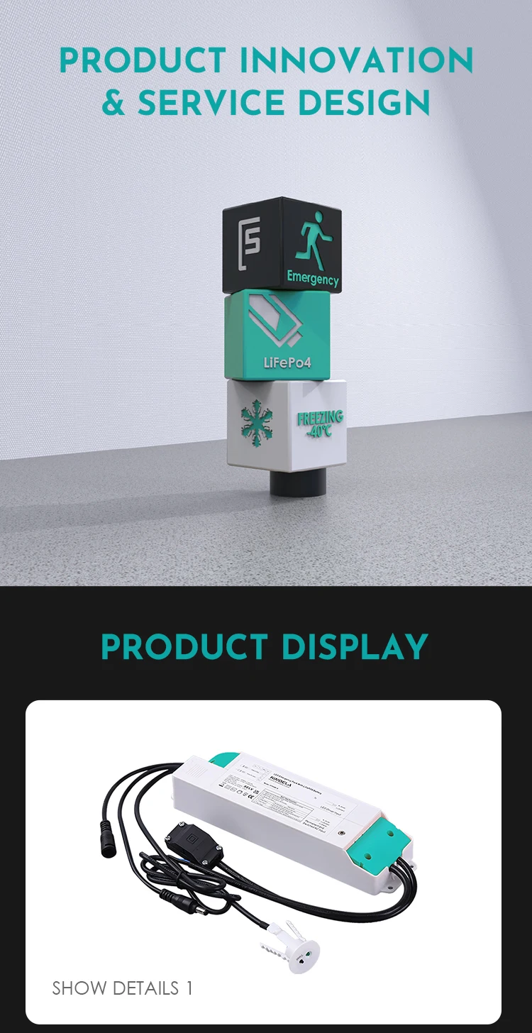 LED Panel Light Emergency Driver with LiFePO4 Battery, 3W/5W/8W, 90min ...