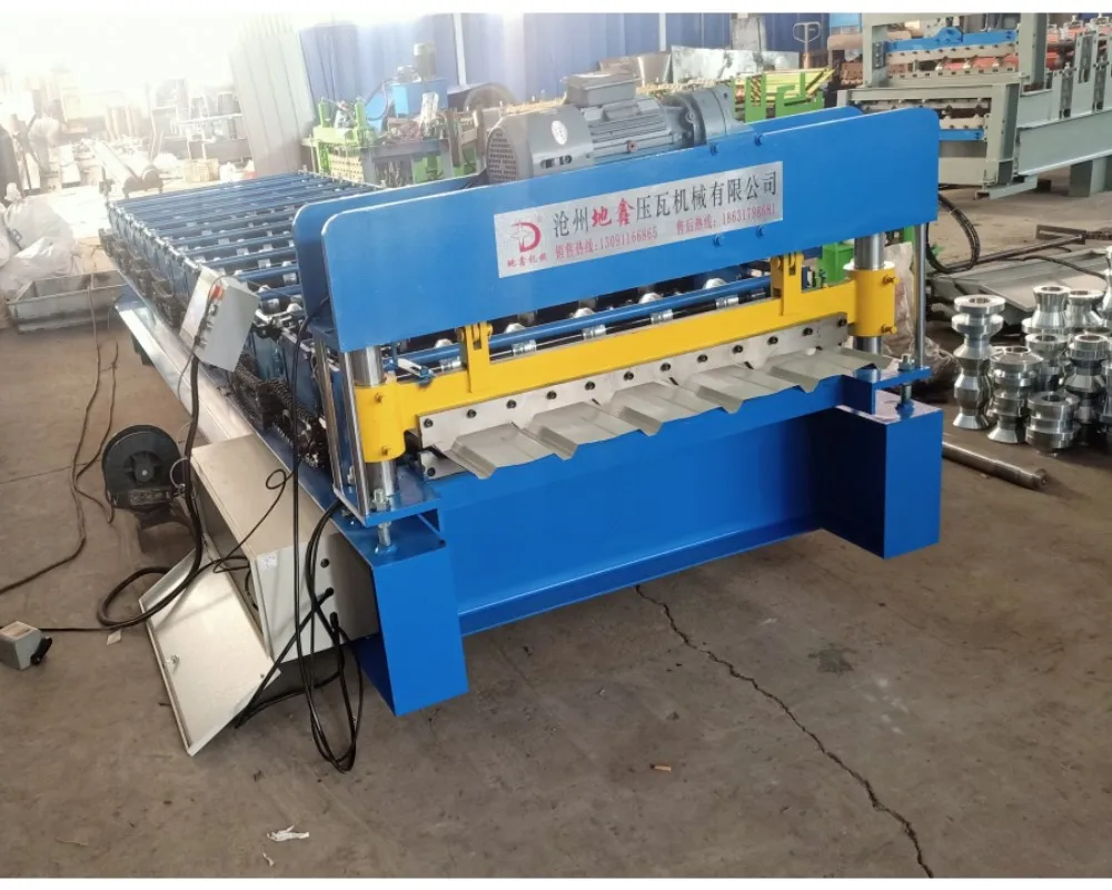 Dixin Latest Design Ibr Roof Sheeting Roll Forming Machine Trapezoidal ...