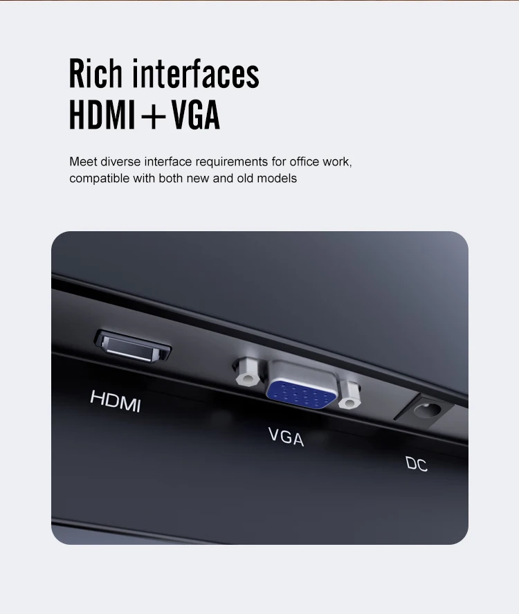 Frameless Super Thin 1ms Ips Pc 27 Inch 75 Hz Flat Hd Display Desktop ...