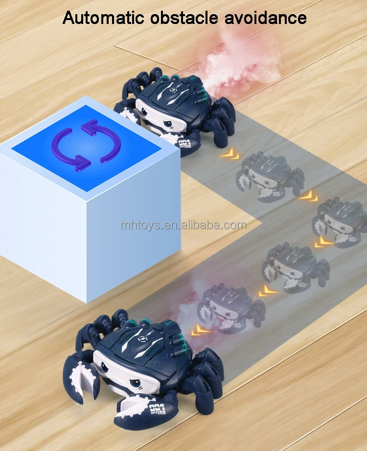 Electric Universal Wheel Walking Crab Toy Automatic Obstacle Avoidance ...