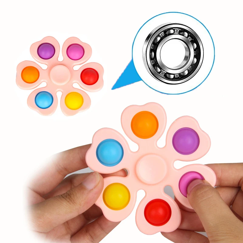 New Design Toys - Fidget Sensory Toy Push Pop Bubble Spinner