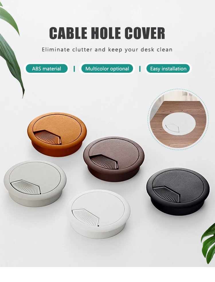 Toco 35mm Office Flexible Circular Desk Cabke Electric Bushings Hole ...