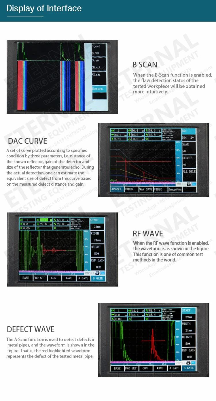 Ultrasonic Flaw Detector Ndt Phased Array Metal Ultrasonic Flaw ...