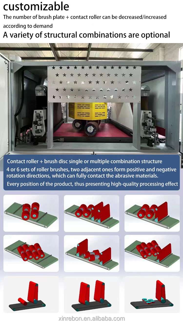 Water Mill Industrial Sheet Metal Sanding Polishing Machine