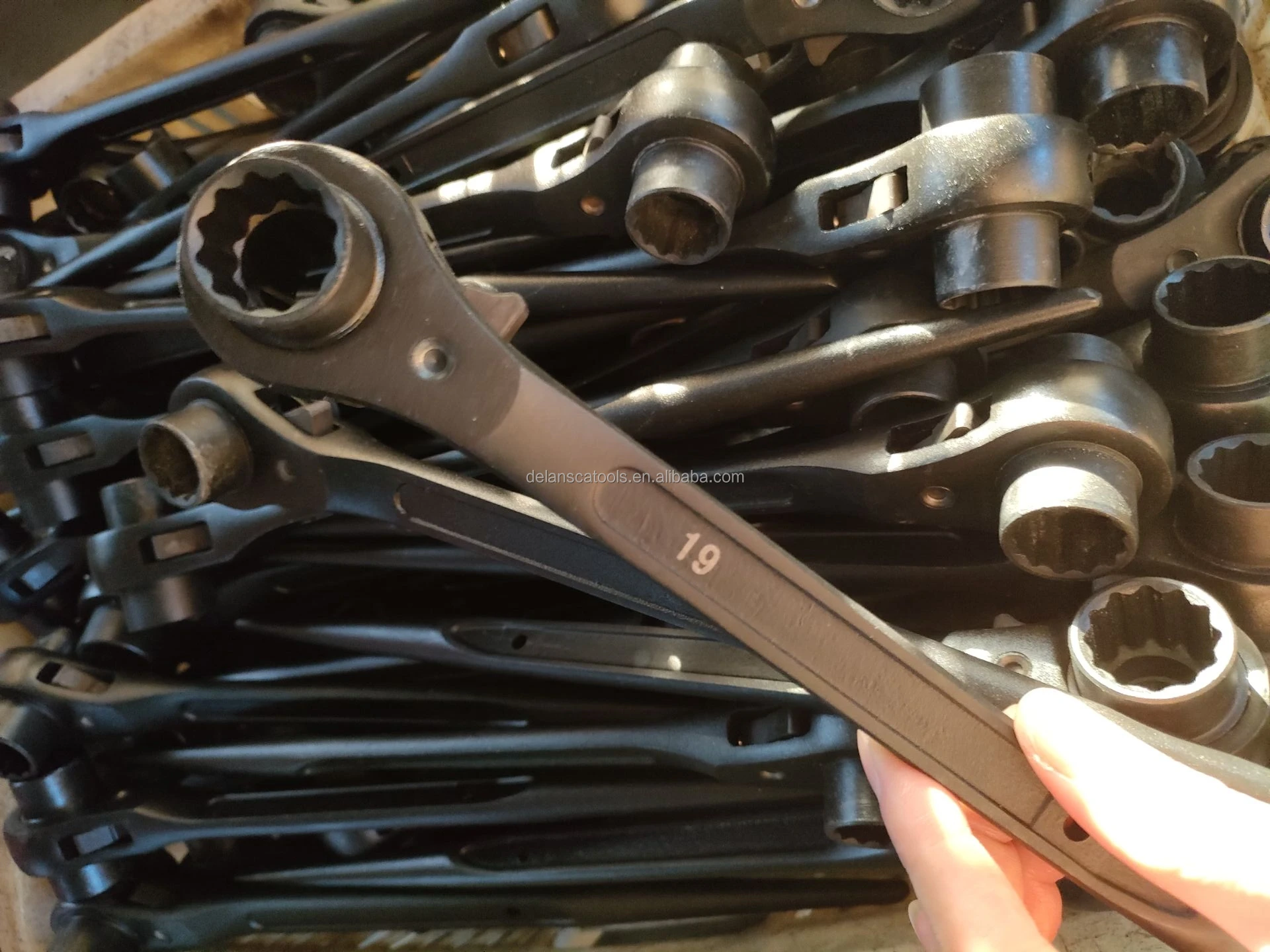 Double Size 12 Points CRV Scaffold Key Ratchet 17 Mm/21 Mm