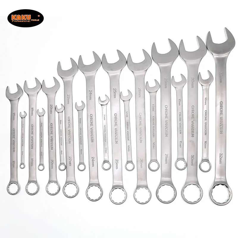 Kaku Chinese Factory 8mm-32mm Repair Dual Purpose Combination Spanner ...