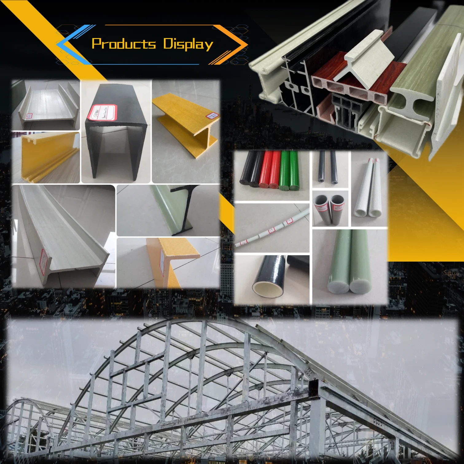 Customized Fiberglass Gfrp Floor Beam - Buy Glass Fiber Technology ...