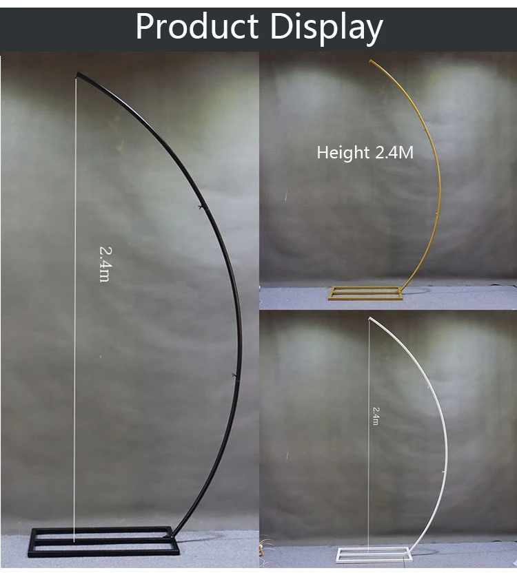 Luxury Wedding Props Metal Floor Lamp Stand Frame Stand Hanging ...