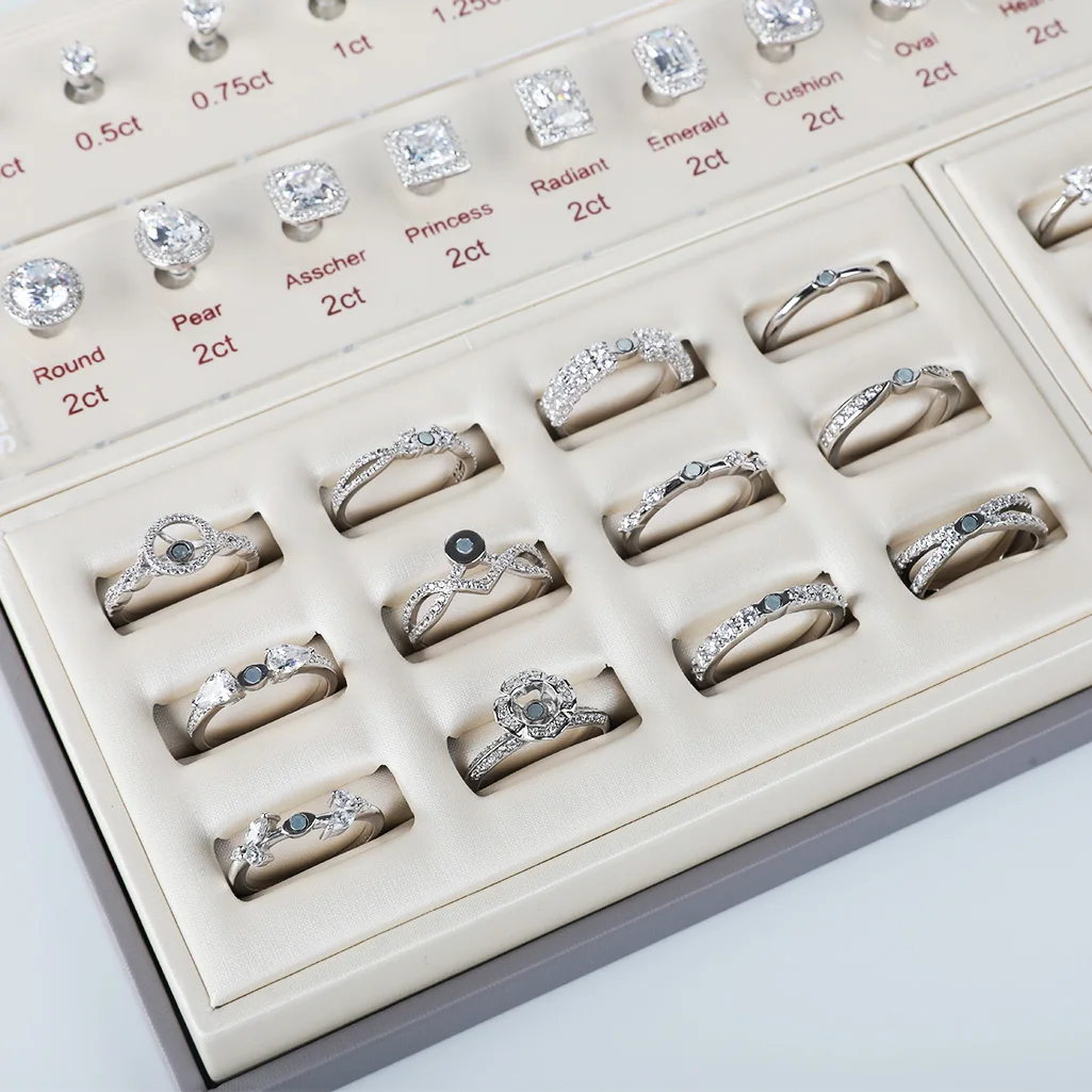 Custom Ring Setting Magnetic Diamond Design Engagement Rings