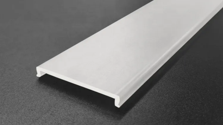 Customized Extrusion Led Pc Cover Plastic Profile Led Light Diffuser ...