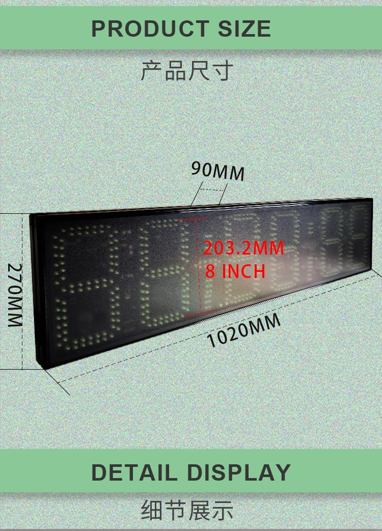 Large Scale Competition Timer Led Digital Countdown Timer Sports ...