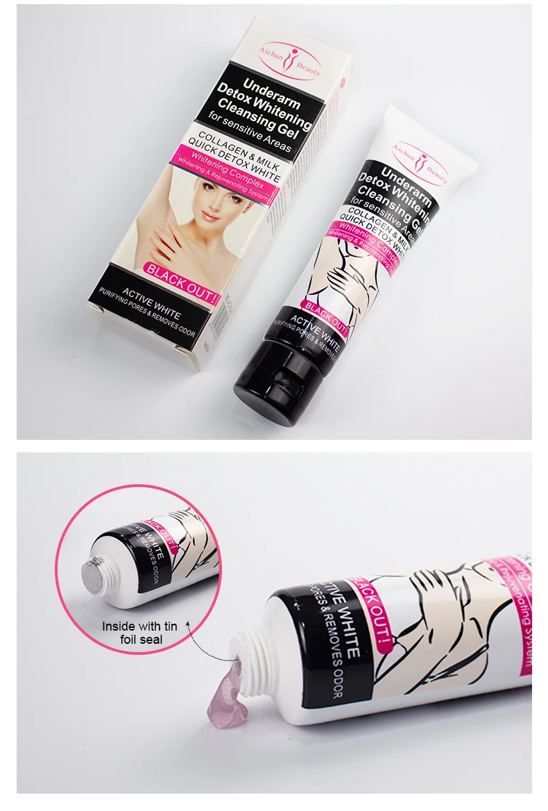 Aichun Beauty Underarm Armpit And Body Black Skin Detox Whitening ...