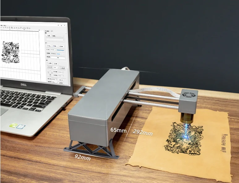 Yaomatec Automatic Acrylic Stainless Steel Desktop Marking Machine Laser Cutting Plotter - Buy ...