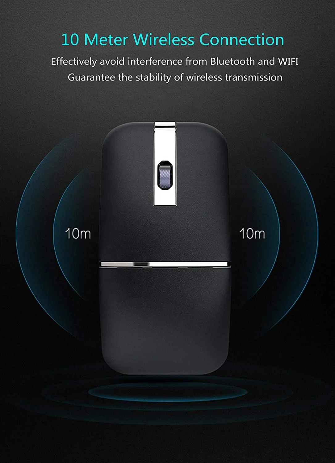 Computer Wireless Arc Mouse Rechargeable Bt Silent For Travel Cordless ...