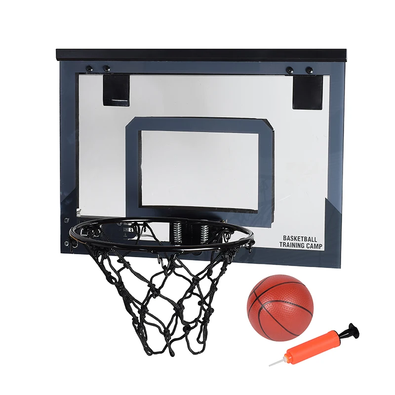 Mini Basketball Hoop - Adjustable Wall Mount Stand Set